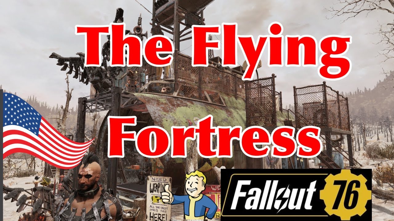 Fallout 76 Camp : Mad Max - The Flying Fortress - YouTube