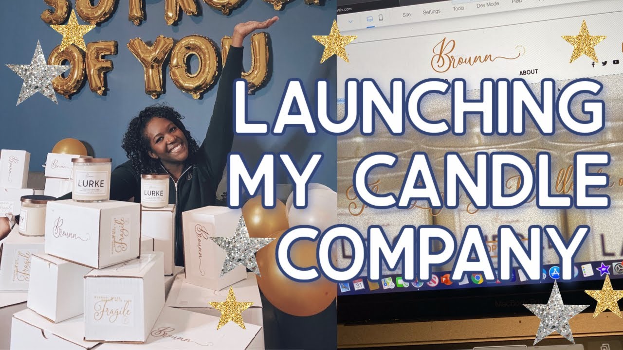 launching my candle company at 21 | launch preparation + product ...