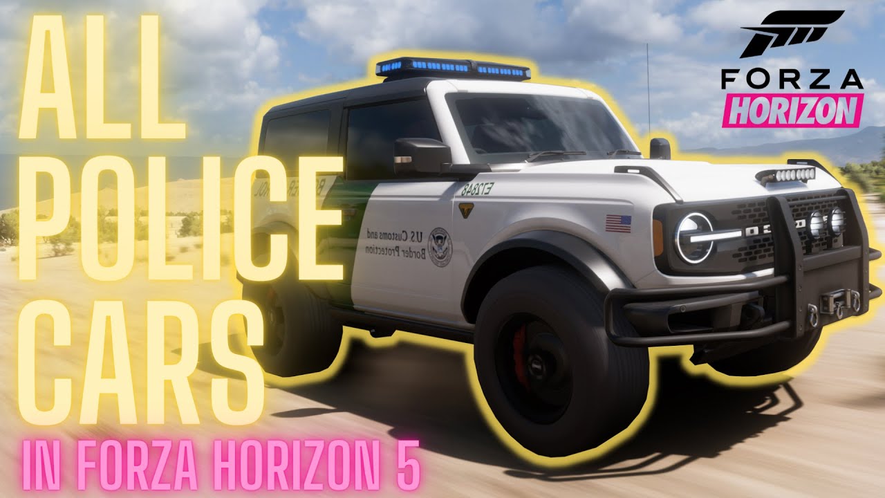 ALL POLICE CARS in Forza Horizon 5 | 20+ CARS | Forza Horizon 5 ...