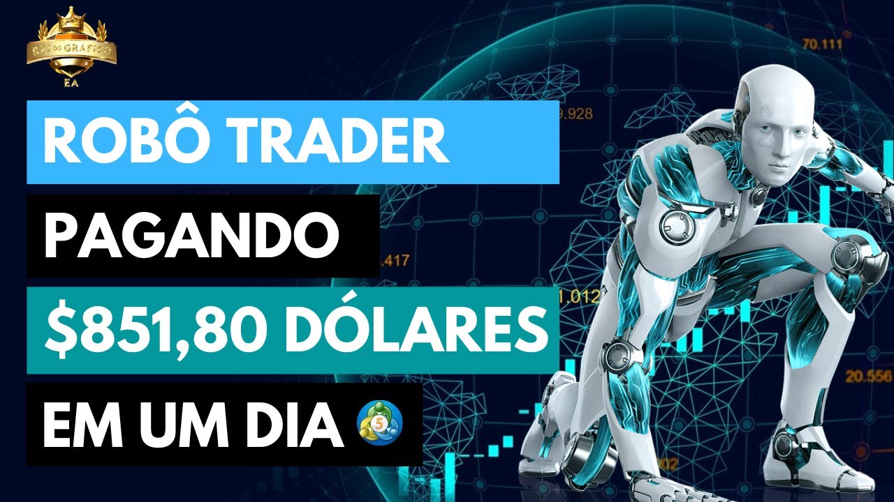 Robô Trader Pagando $851,88 Dólares em uma ÚNICA OPERAÇÃO no EURUSD ...
