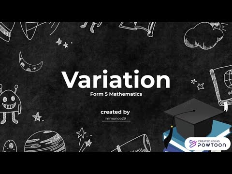 Form 5 Mathematics : Chapter 1.2 Inverse Variation - YouTube