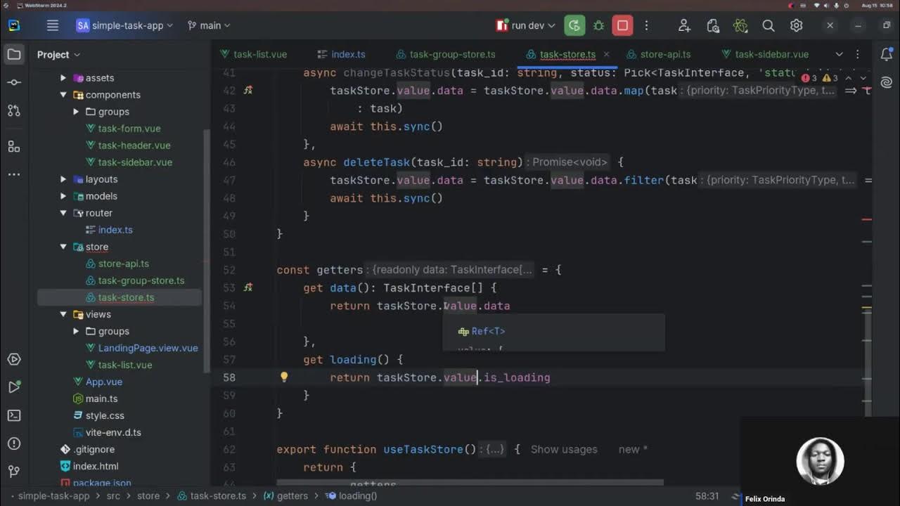 Building apps with vuejs Day 3 session(Simple task app) - YouTube