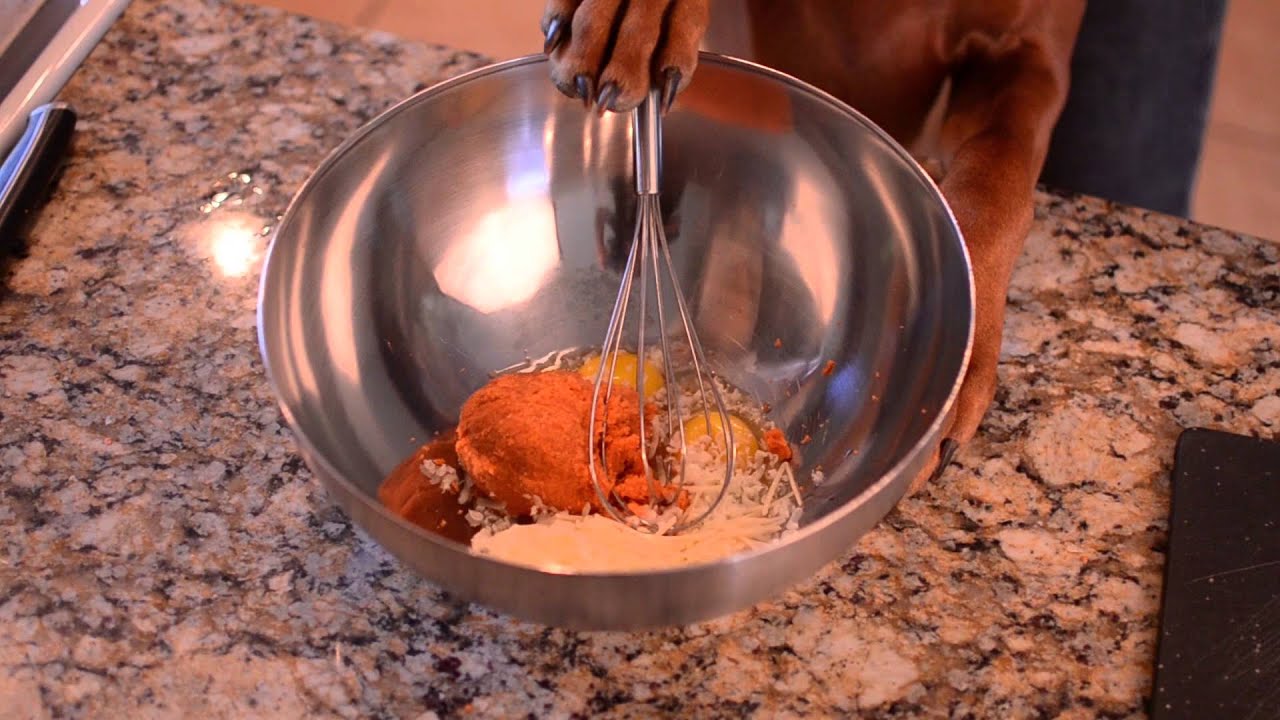 Carrot Crust Pizza - Cooking with Pixie the Dog - YouTube