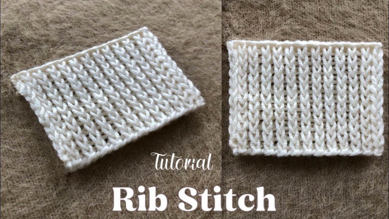Knitting Pattern : 1x1 rib stitch tutorial How to knit a rib stitch 🤍 ...