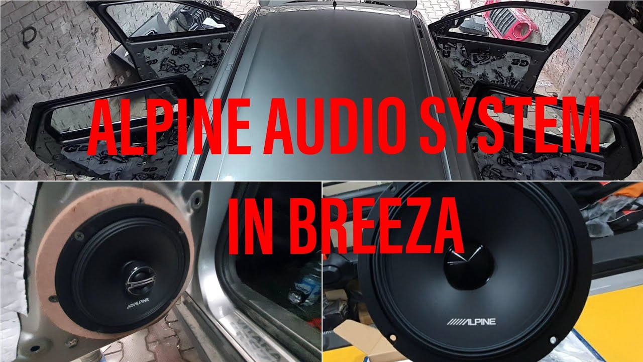 BREZZA AUDIO UPGRADE WITH ALPINE DM SERIES...#viralreels # ...