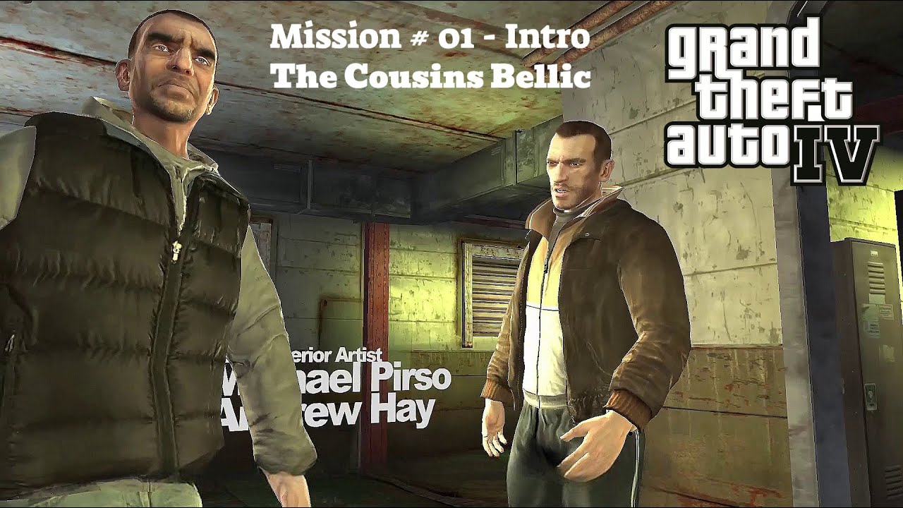 GTA 4 - Intro & Mission #1 - The Cousins Bellic - YouTube