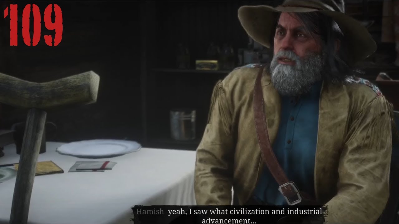 Hamish and the Boar - Red Dead Redemption 2: Part 109 - YouTube