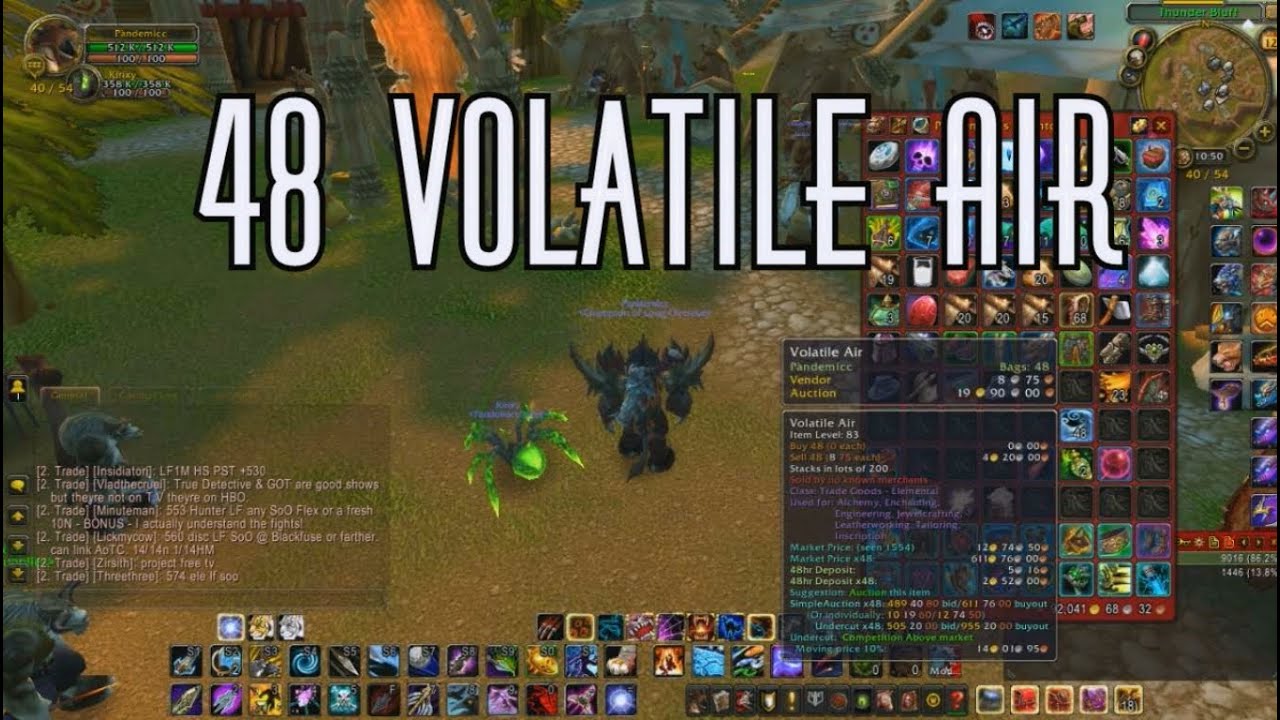 How to: Farming Volatile Air 5000g an Hour - YouTube