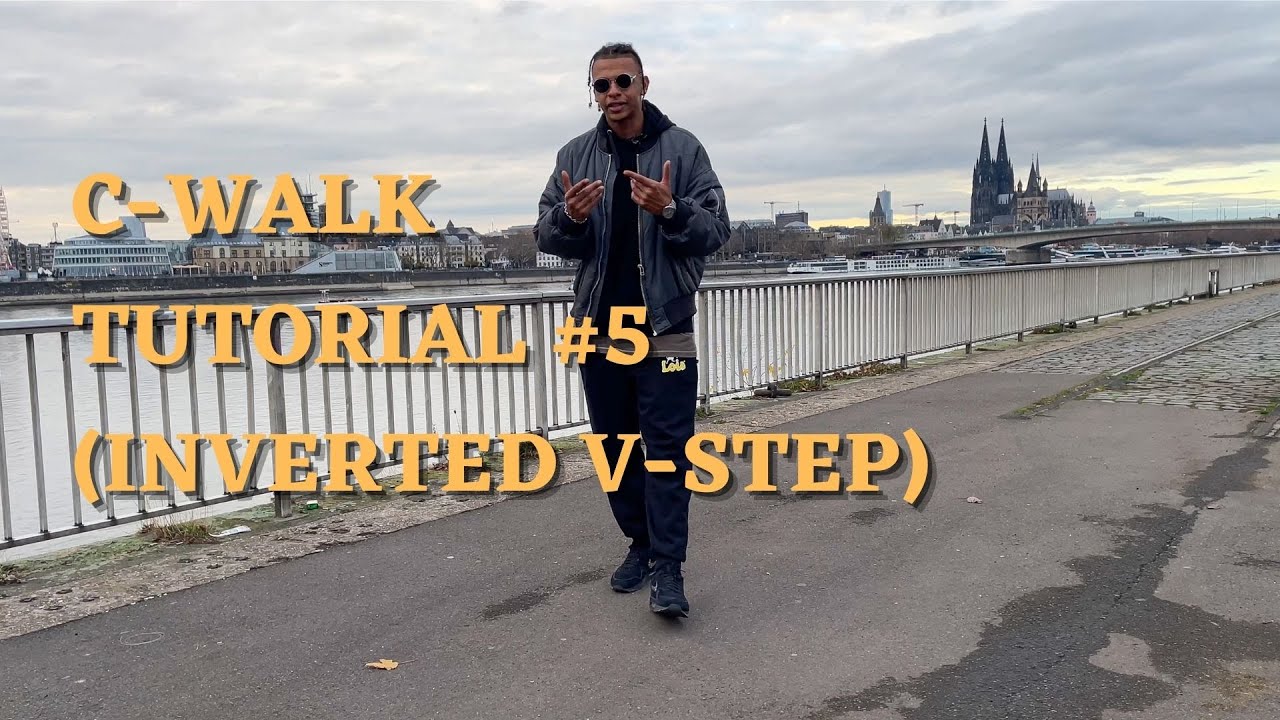 How to Crip Walk (C-Walk) #5 - "Inverted V-Step" Tutorial - YouTube