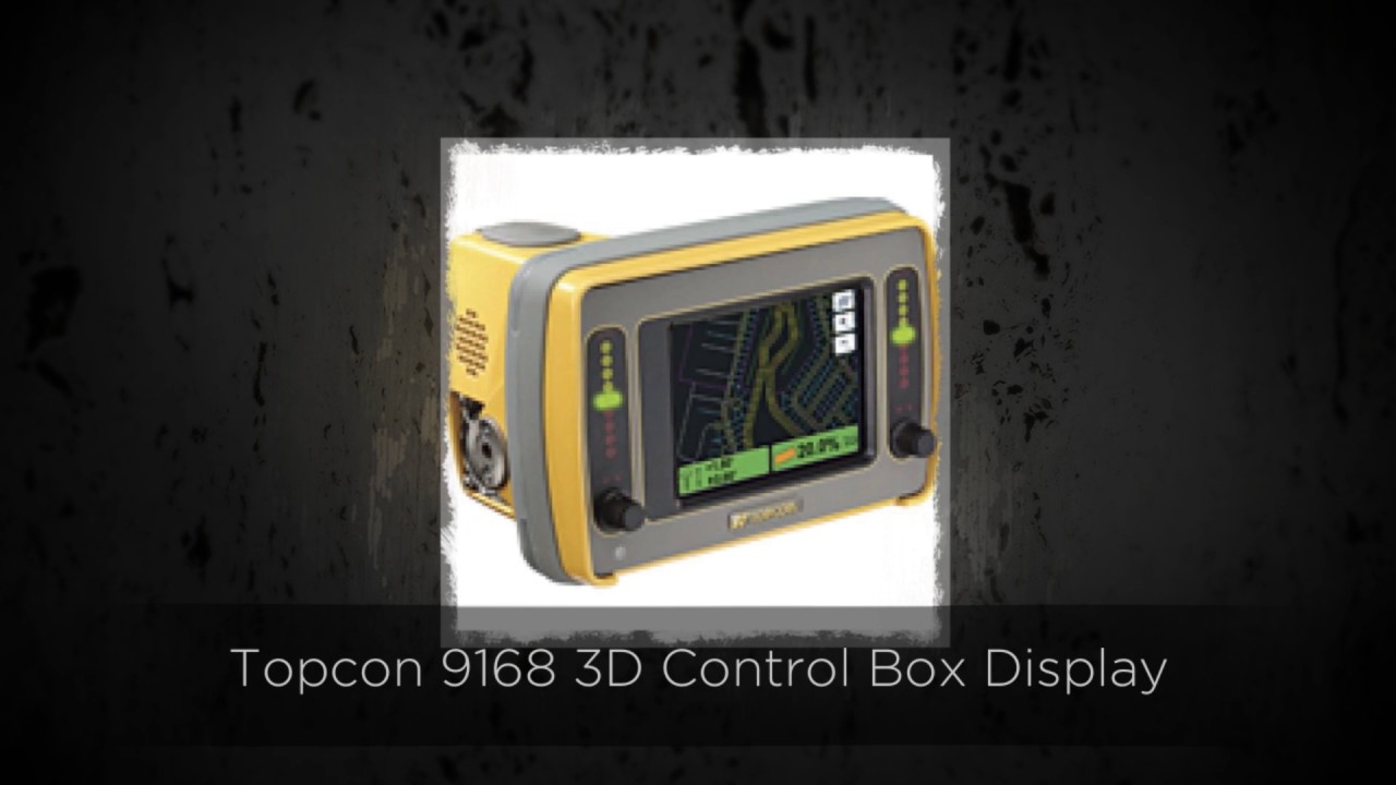 Topcon 9168 3D Control Box Display - YouTube