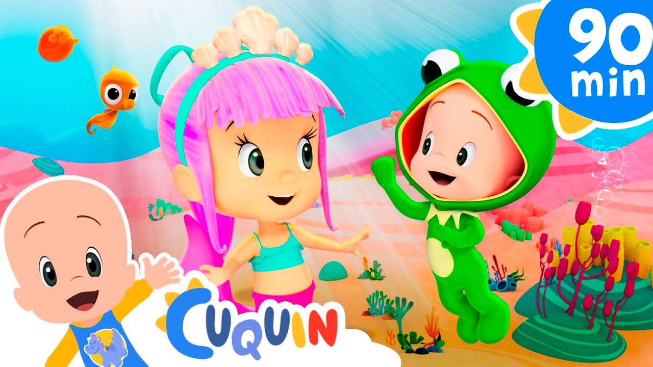The Frog Song 🐸 and more Nursery Rhymes by Cleo and Cuquin | Children ...