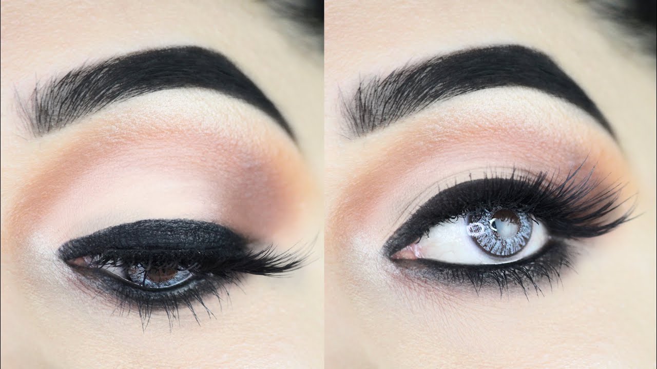 SIMPLE AND EASY EYE MAKEUP FOR BEGINNERS - YouTube