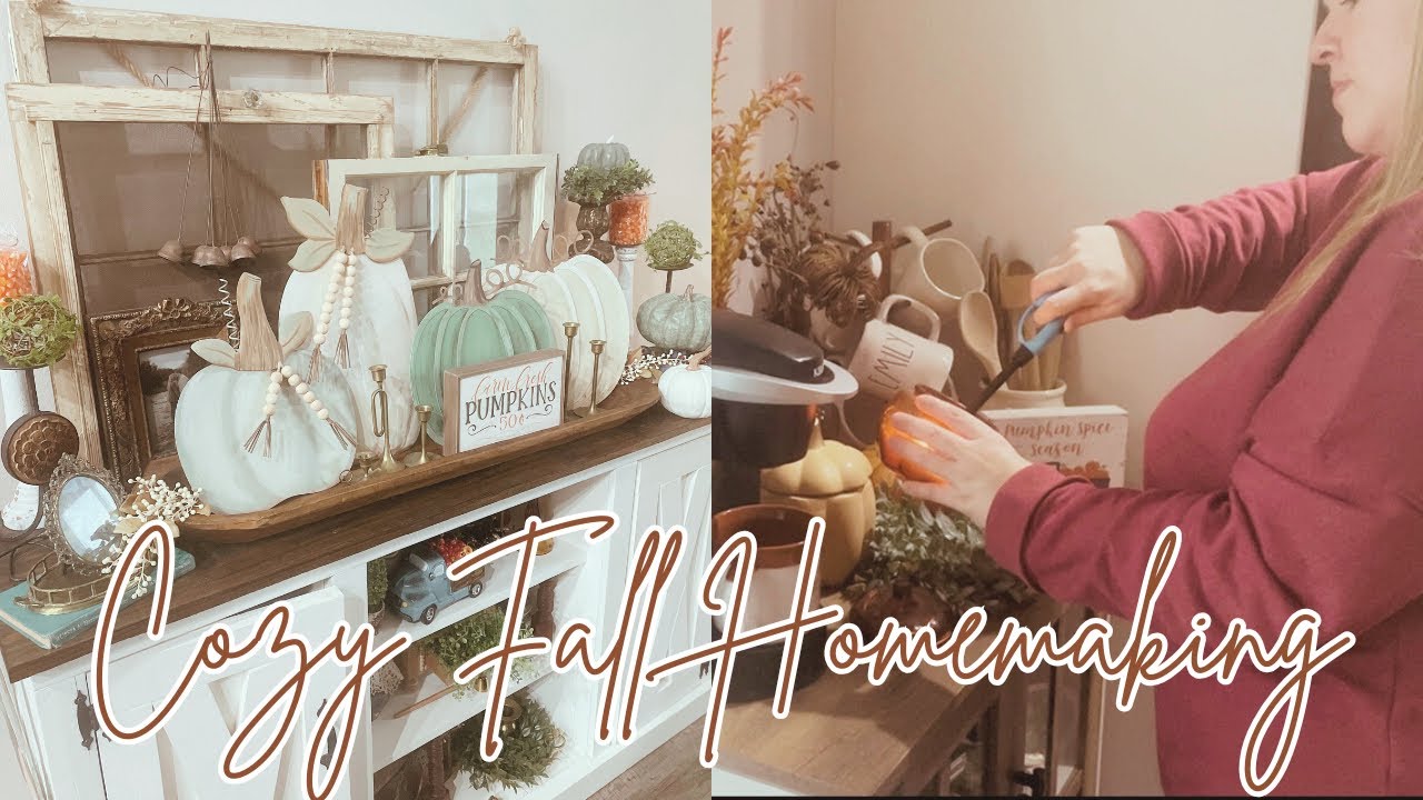 COZY FALL HOMEMAKING | FALL AFTERNOON | DECOR & HOME - YouTube