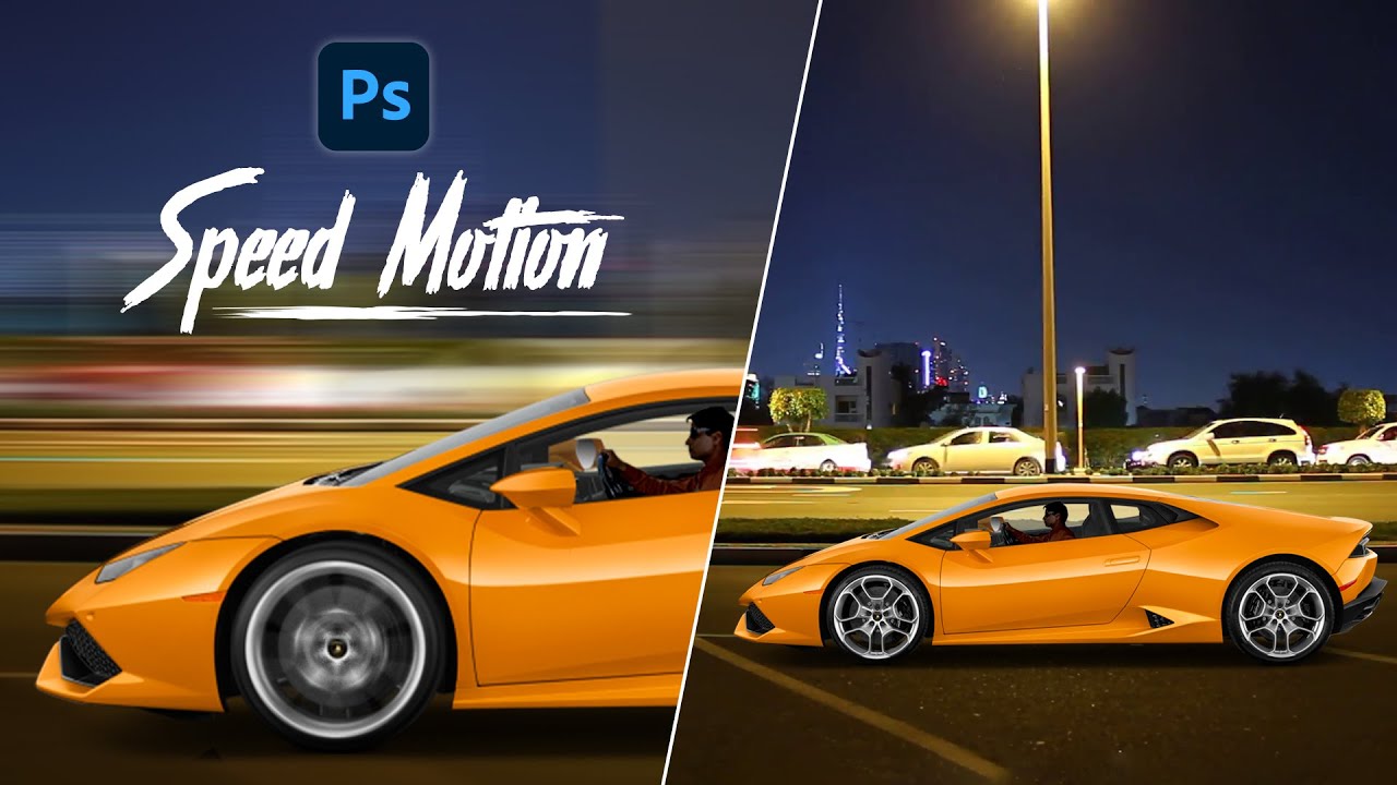 Car Speed Effect | Photoshop | Cabbir Tutorials - YouTube
