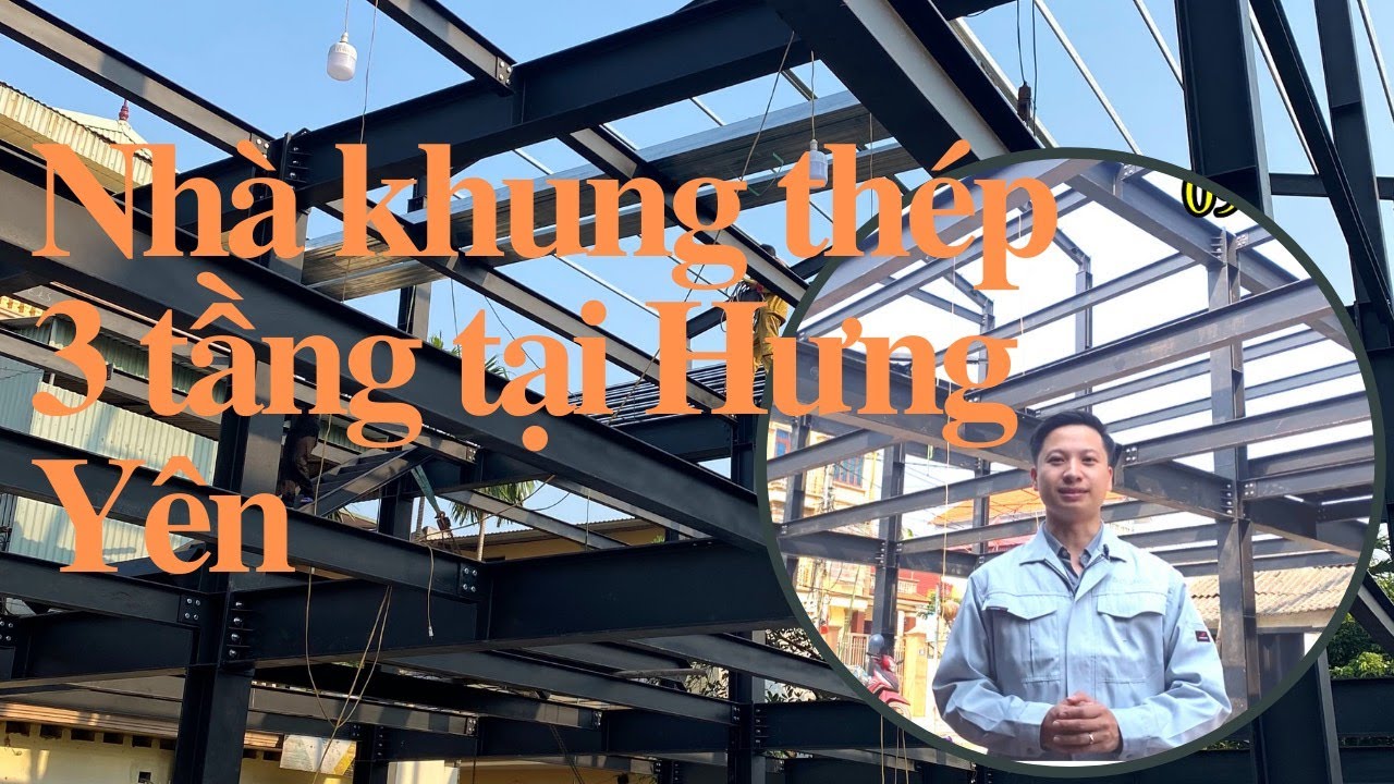 Quy trình làm nhà khung thép|nhà lắp ghép (phần 1) - YouTube