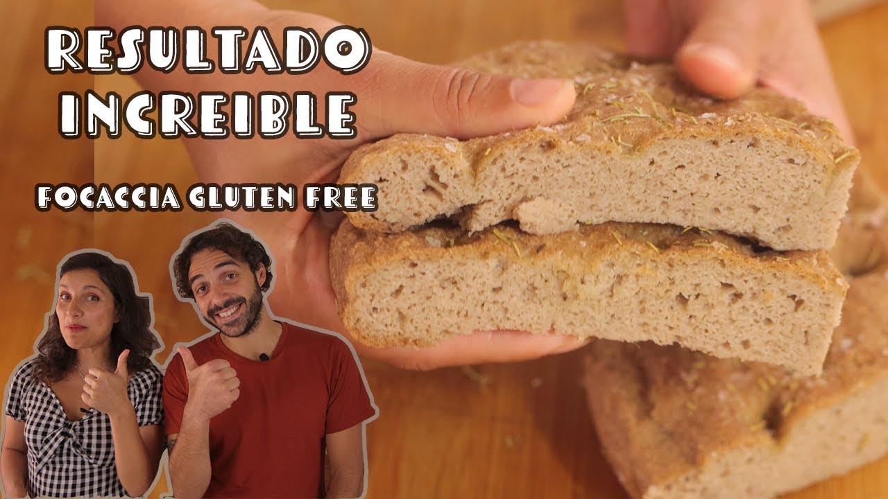 Focaccia - Pan Sin Gluten de Trigo Sarraceno - Como hacer Pan Focaccia ...