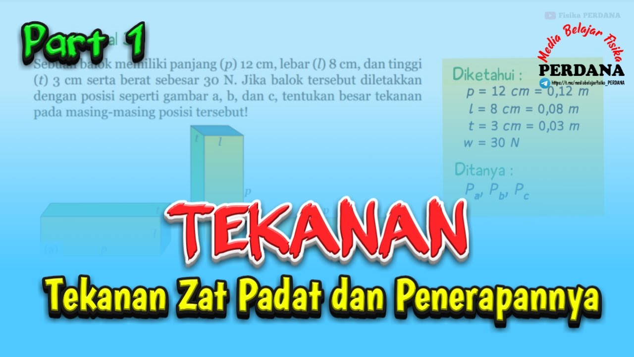 Tekanan Zat Padat (Tekanan Zat dan Penerapannya dalam Kehidupan Sehari ...