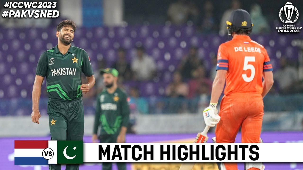 Pakistan vs Netherlands World Cup 2023 2nd Match Highlights 2023 | PAK ...
