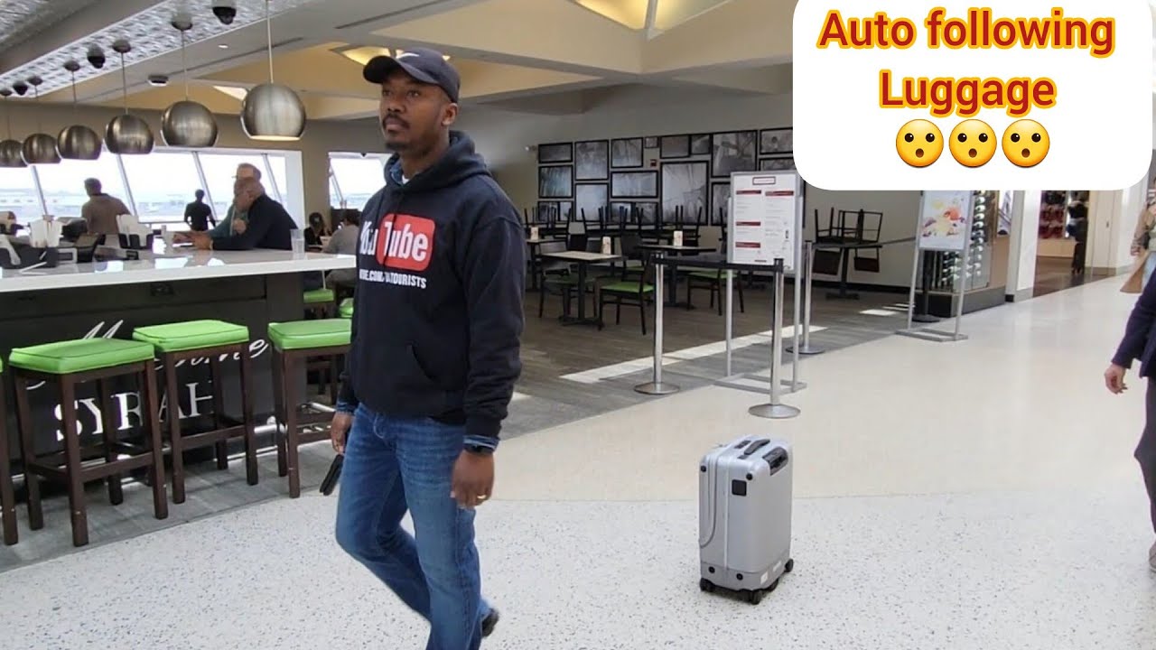Airwheel SR5 Robotic Follow me Luggage 👌 - YouTube