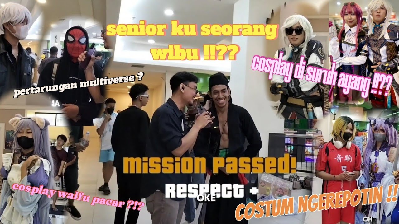 AWAS ADA WIBU !!! || EVENT VALENTINE COSPLAY FEST DI MALL PEKANBARU ...