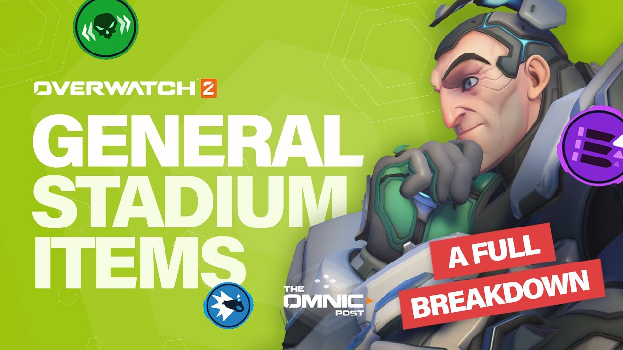 Everything you NEED to know about items in Overwatch Stadium! - YouTube