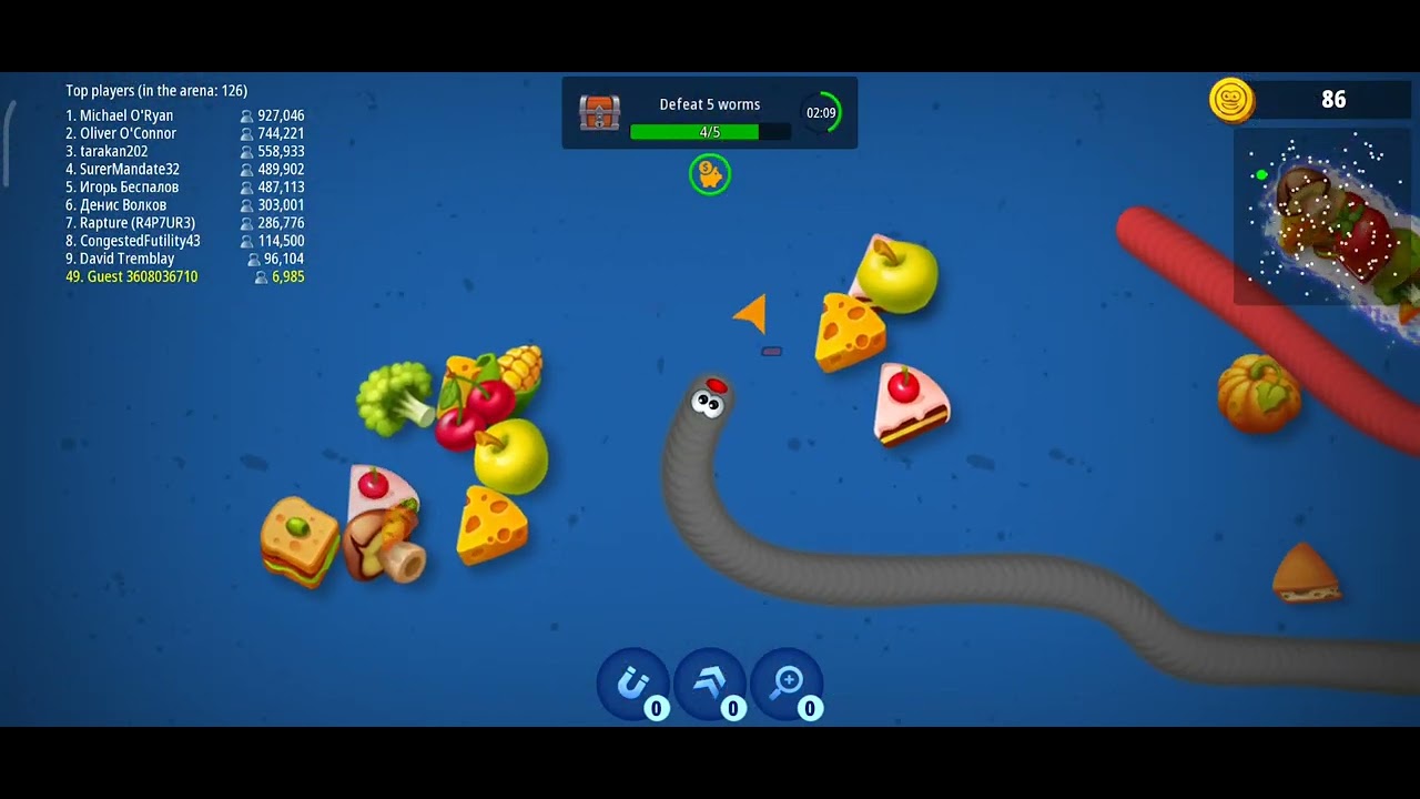 snake game|wormszone for beginners|snake zone io fun worms game - YouTube