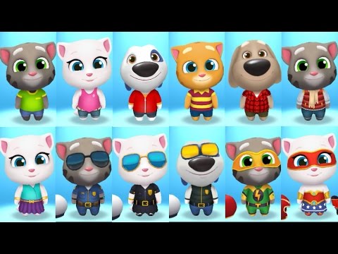 Amazing! all 12 Characters Talking Tom Gold Run/Gameplay for kid #36 ...