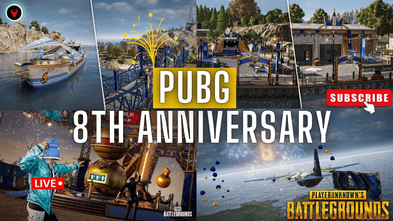 🔴PUBG PC LIVE | 8TH ANNIVERSARY #594 - YouTube