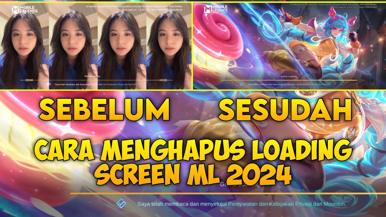 CARA MENGHAPUS LOADING SCREEN MOBILE LEGENDS TERBARU 2024 - CARA ...