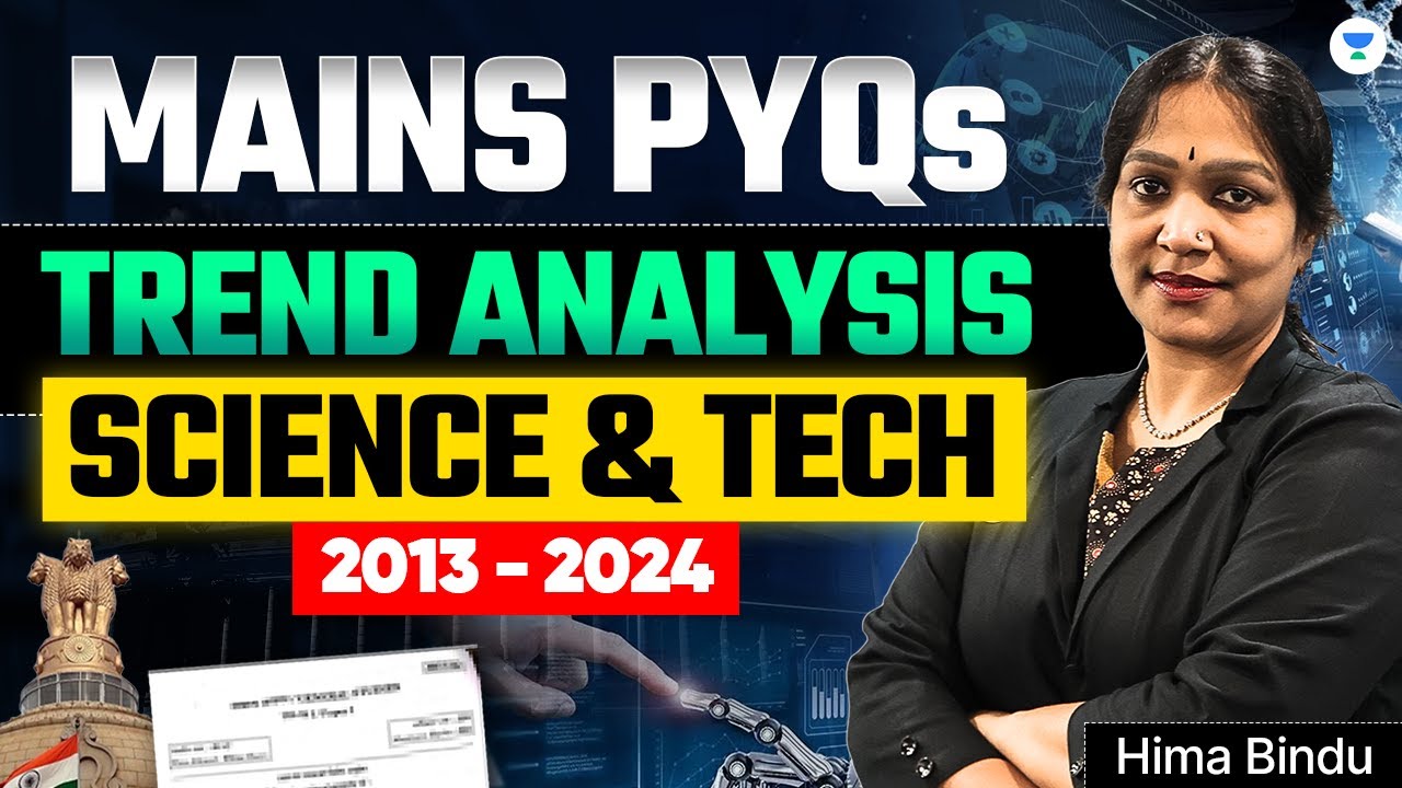 UPSC Mains Science & Tech PYQs (2013–2024) Trend Analysis for UPSC 2025 | Hima Bindu Mam - YouTube