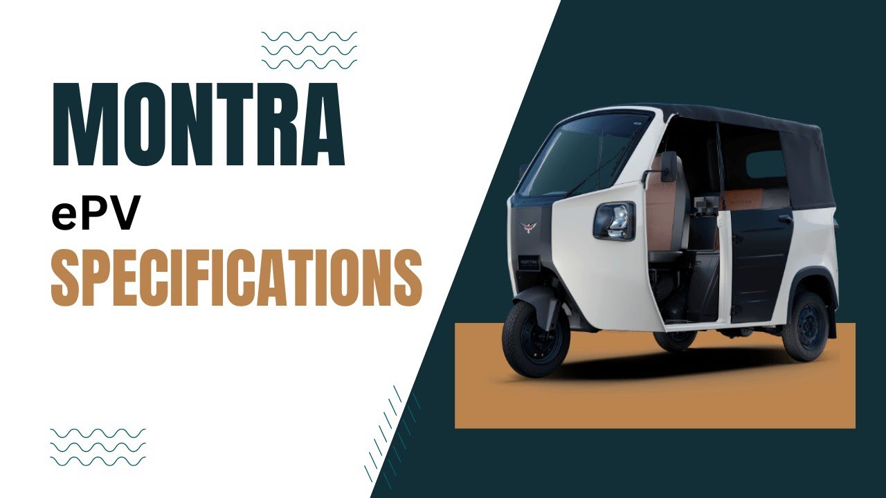 Montra ePv Auto rickshaw specification - YouTube