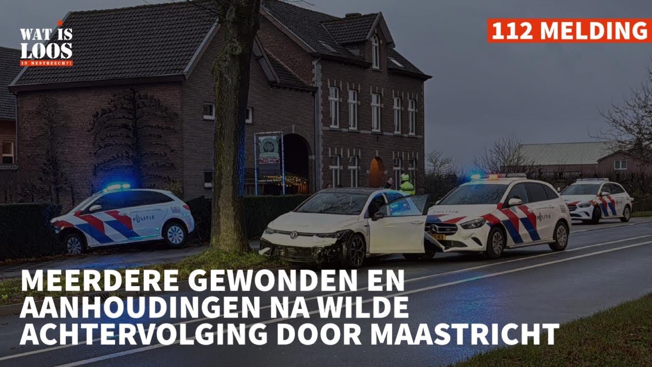 MEERDERE GEWONDEN EN AANHOUDINGEN NA WILDE ACHTERVOLGING DOOR ...