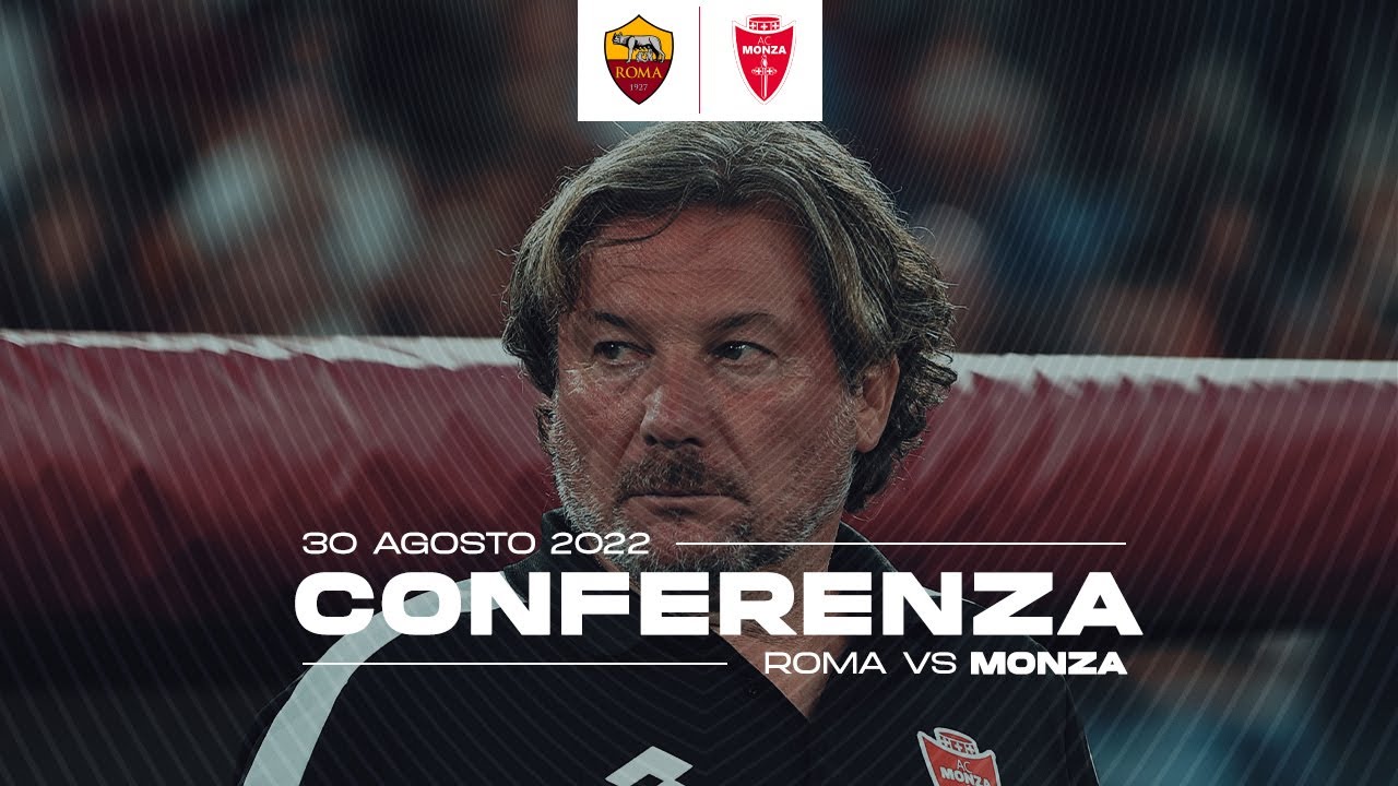 CONFERENZA STAMPA | Le parole di Mister Stroppa dopo Roma - Monza - YouTube