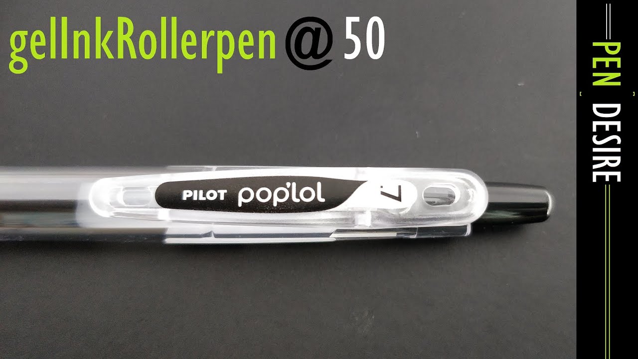 Pilot poplol Gel Ink Roller Pen #339 - YouTube