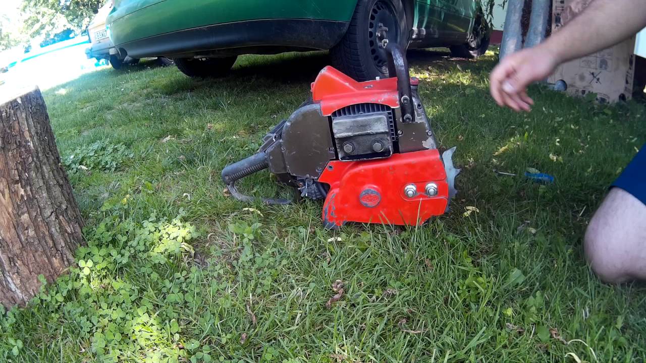 Jobu Tiger S chainsaw - YouTube