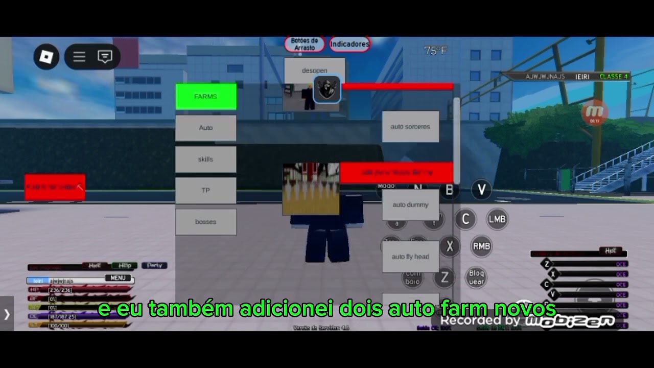 roblox jujutsu chronicles script update & new auto farm option and more ...