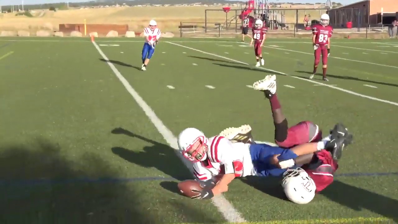 Jimmer Weir- "You got Mossed". 8th grade football - YouTube