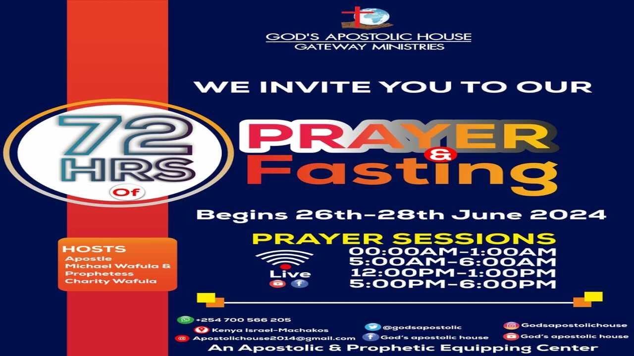 *26TH JUNE: WELCOME TO OUR 72 HOURS OF PRAYER & FASTING - MIDNIGHT ...