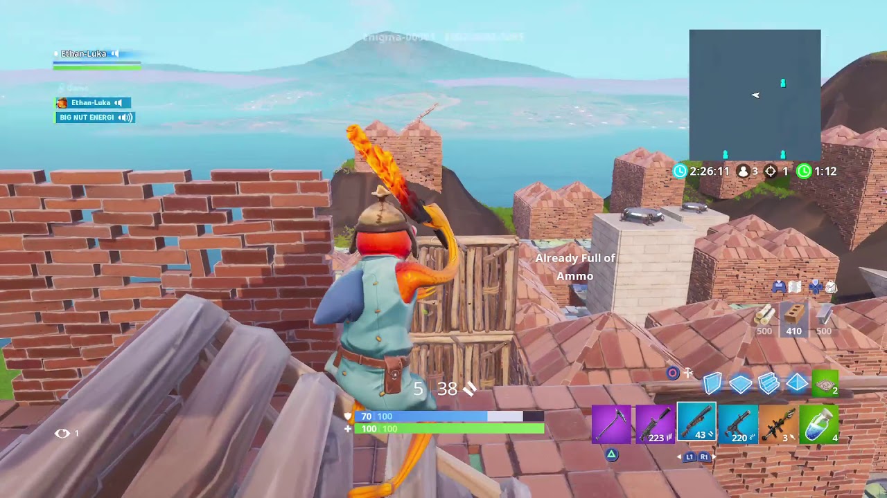 My first time playing fortnite with full screen part two $$$ - YouTube