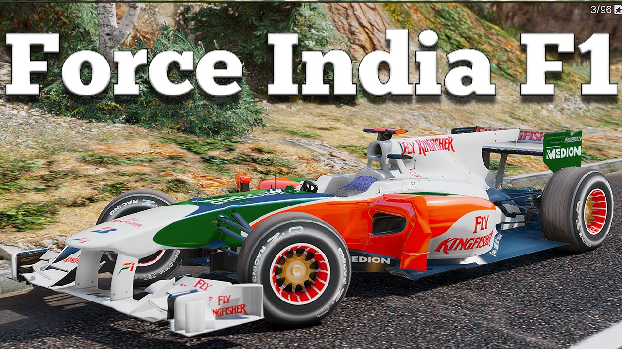 GTA V PC Mods - Force India F1 [DOWNLOAD] - YouTube