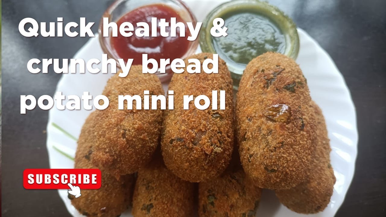 Quick And Easy Veg Bread Mini Roll Recipe |Monsoon Snack Roll |Instant ...