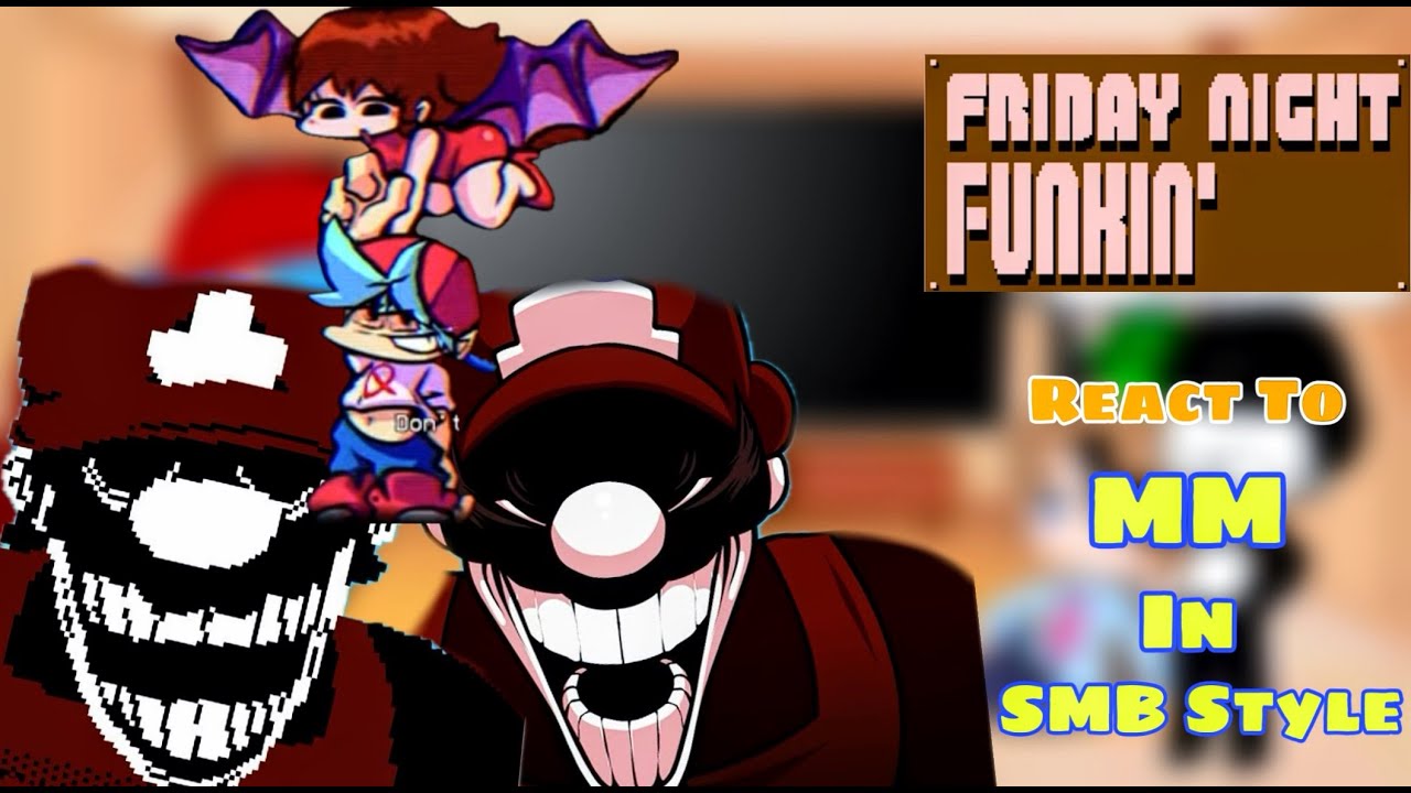 MX || Fnf React To POWER-DOWN and DEMISE SMB Style || Mario's Madness ...