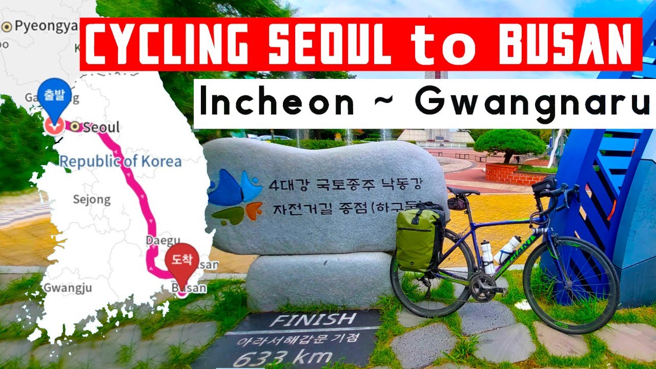 Exploring South Korea by bike | Cycling Seoul to Busan: Stage 1 ...