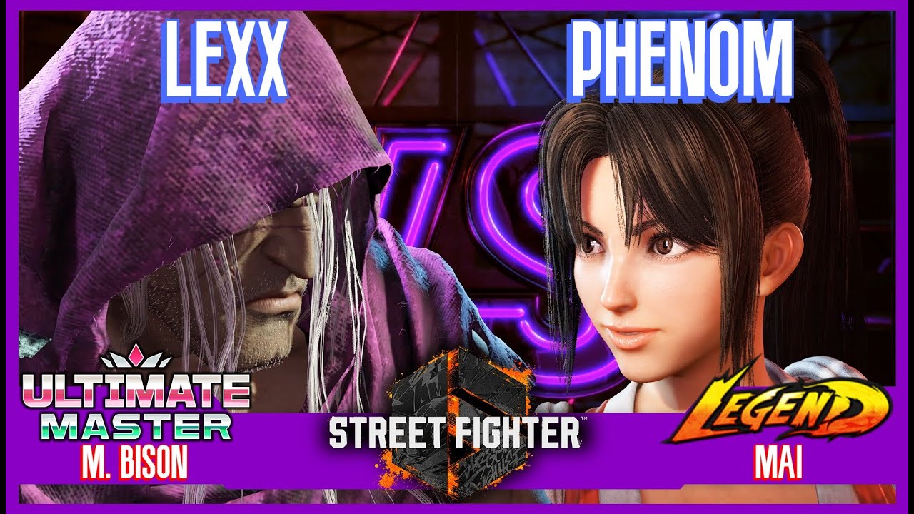 SF6 Match ♦ LEXX (M. Bison) vs PHENOM (Mai) ♦ High level matches - YouTube
