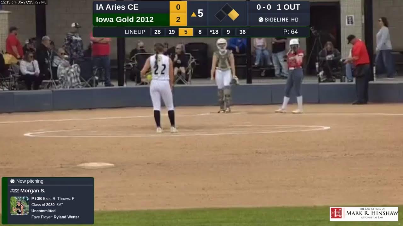 Iowa Aries CE vs *Iowa Gold Prospects 2012 (2025.05.24) - YouTube