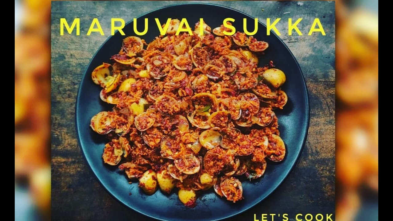Maruvai Sukka | Clams Sukka | Let's Cook - YouTube