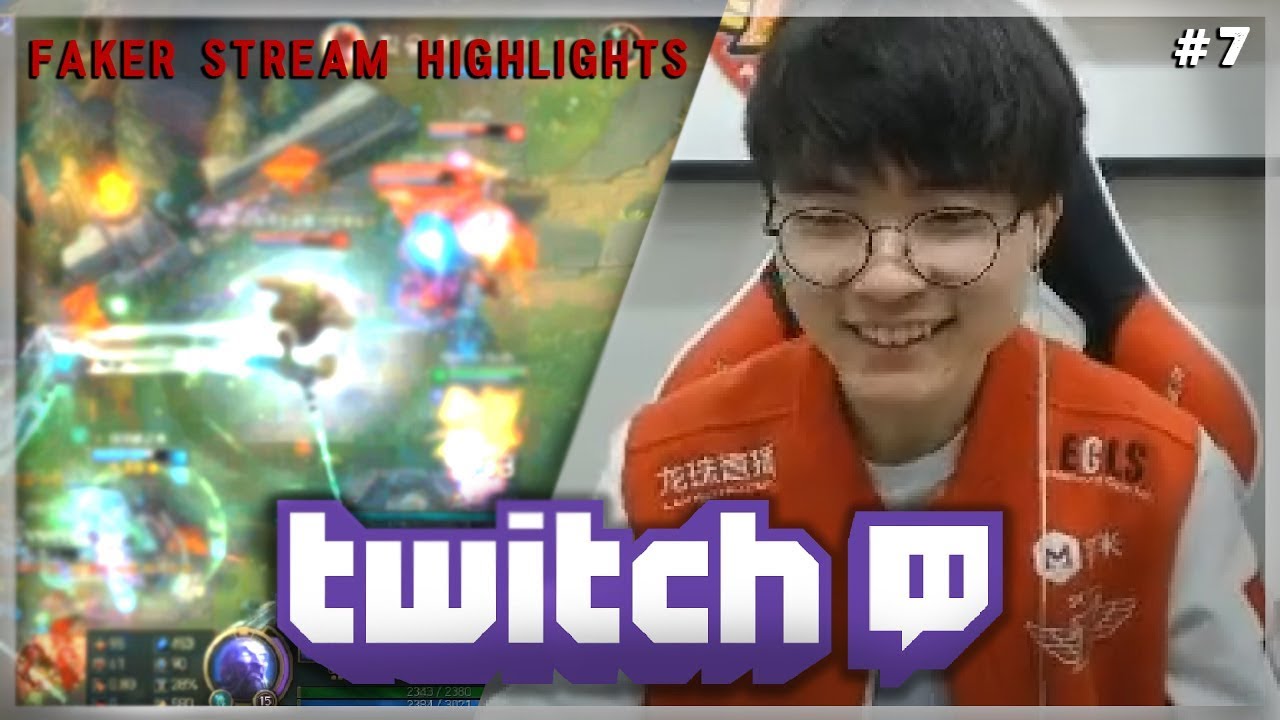 FAKER STREAM HIGHLIGHTS 2017 | League of Legends Moments #7 - YouTube