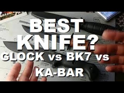 Glock Knife vs BK7 vs KA-BAR: Which One is the Best Knife? - YouTube