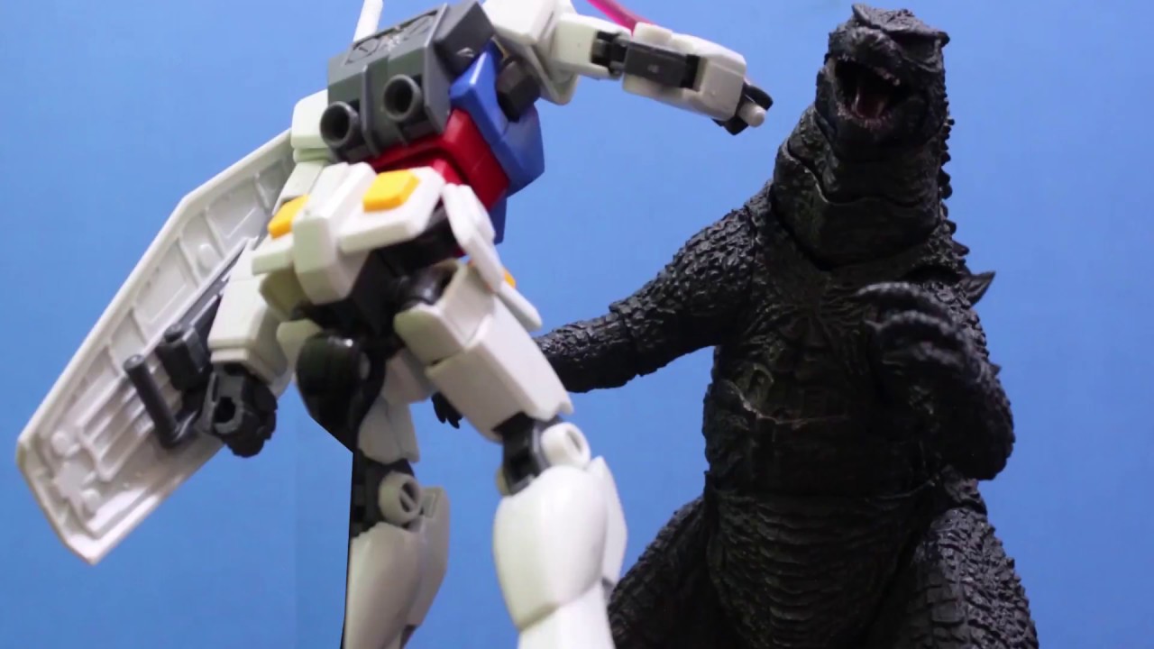 Godzilla vs gundam - YouTube