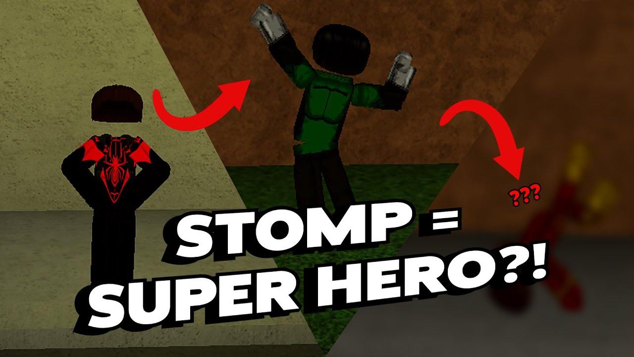 Raiding but every stomp I turn into a different Superhero?! - YouTube
